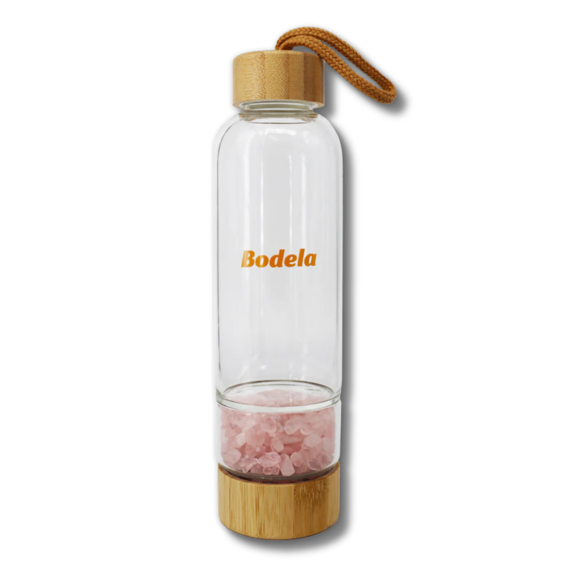 Bodela Rose Quartz Water Bottle - Planet Beauty